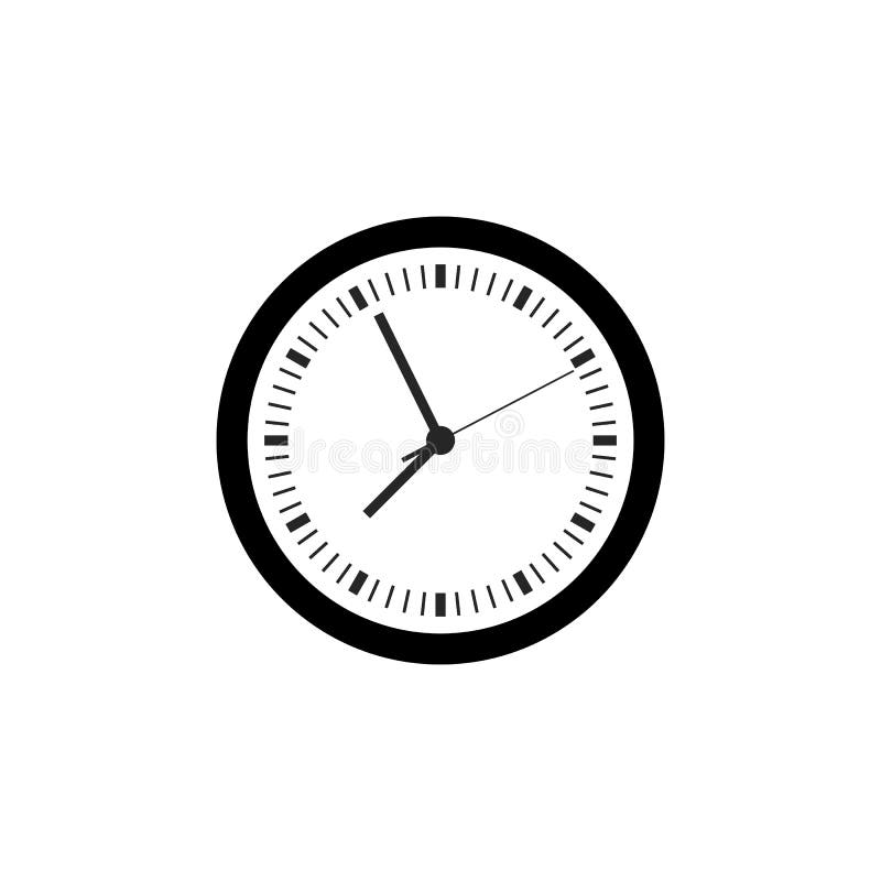 Watch Icon Symbol Simple Design Stock Vector - Illustration of circle ...