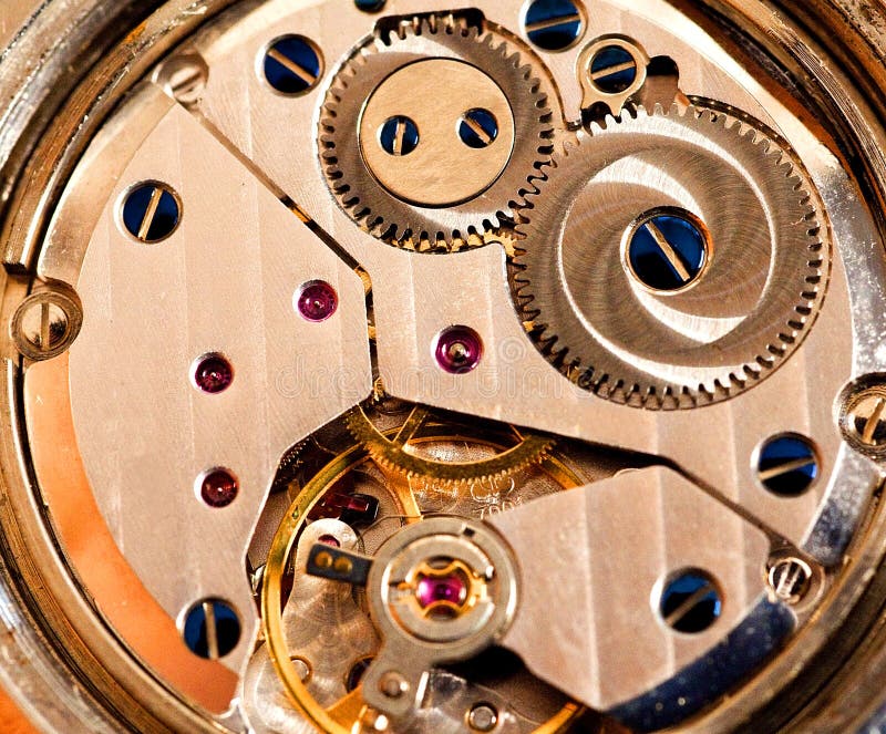 Watch interior stock image. Image of precision, iron - 11712187