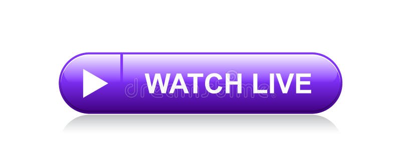 Watch live button stock illustration. Illustration of abstract - 122336520