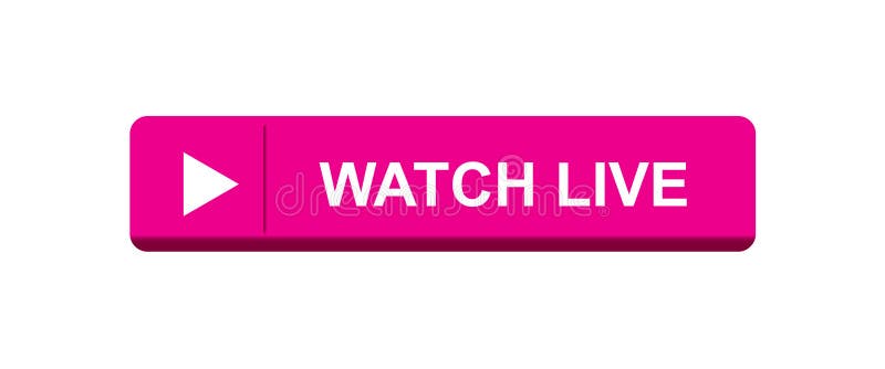 Watch live button stock illustration. Illustration of abstract - 122336520