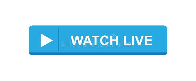 Watch live button stock illustration. Illustration of abstract - 122337299