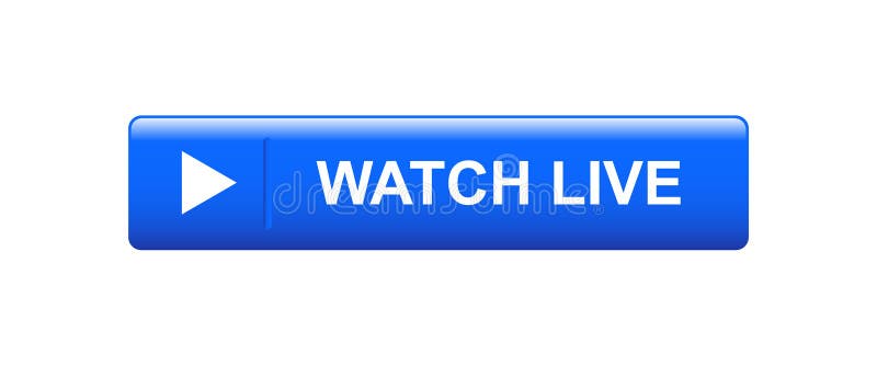 Watch live button stock illustration. Illustration of abstract - 122336520