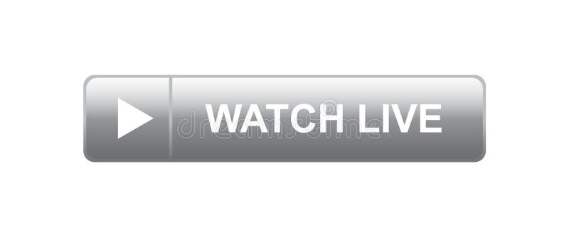 Watch live button stock illustration. Illustration of abstract - 122336520