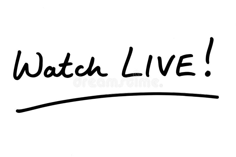 Watch LIVE stock illustration. Illustration of industry - 197007120