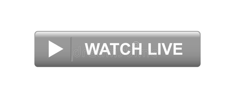 Watch live button stock illustration. Illustration of abstract - 122336520