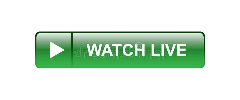 Watch live button stock illustration. Illustration of broadcast - 122336735
