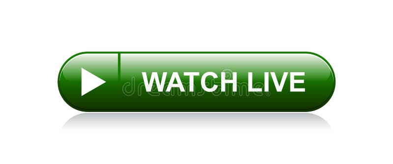 Watch live button stock illustration. Illustration of abstract - 122336520