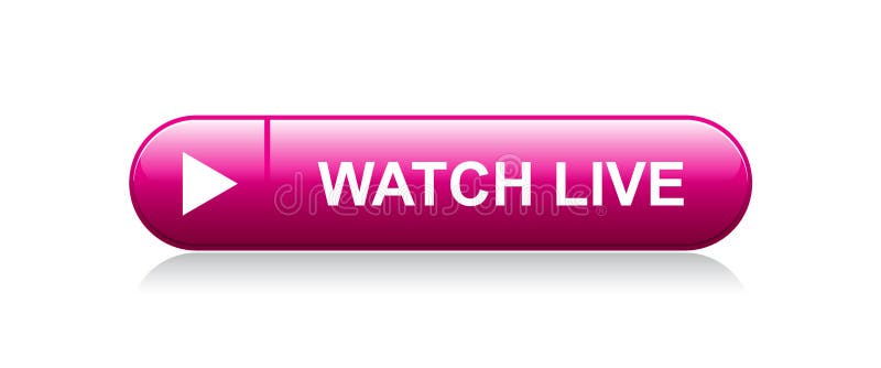 Watch live button stock illustration. Illustration of glossy - 122336695