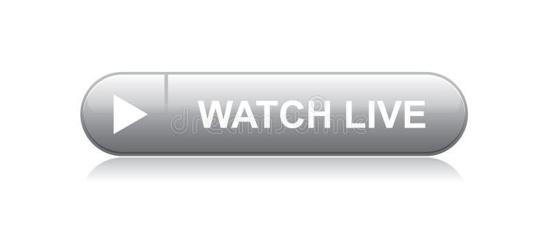 Watch live button stock illustration. Illustration of communication ...