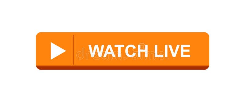 Watch live button stock illustration. Illustration of abstract - 122336520