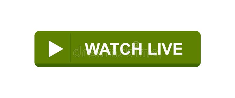 Watch live button stock illustration. Illustration of abstract - 122336520