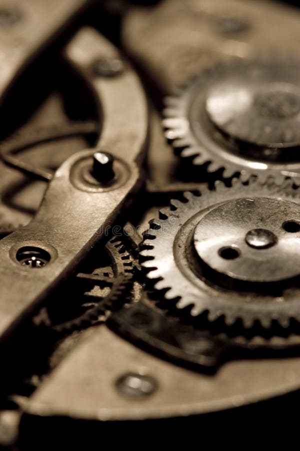 Watch mechanism stock image. Image of inside, chronometer - 10552359
