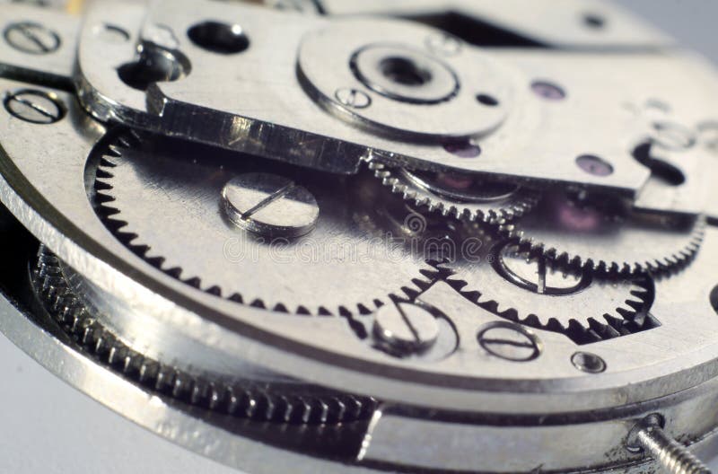 Watch mechanism stock photo. Image of work, watch, threw - 14274532
