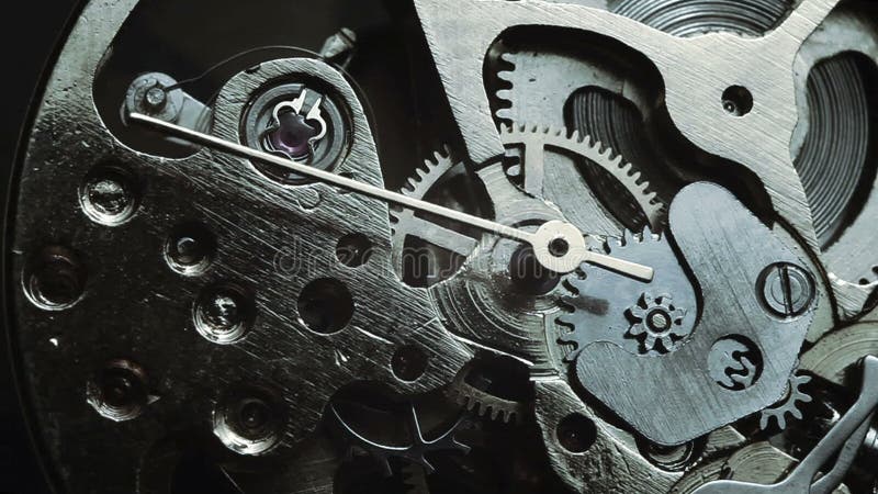 Watch mechanism stock photo. Image of dial, gears, escapement - 22320826