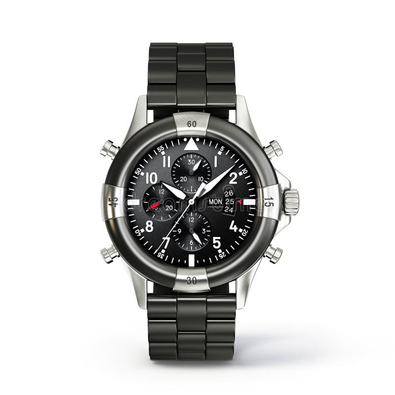 Watch chronograph vector. stock vector. Illustration of expensive ...