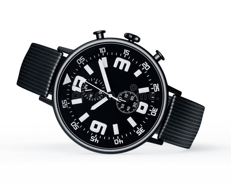 Watch chronograph vector. stock vector. Illustration of expensive ...