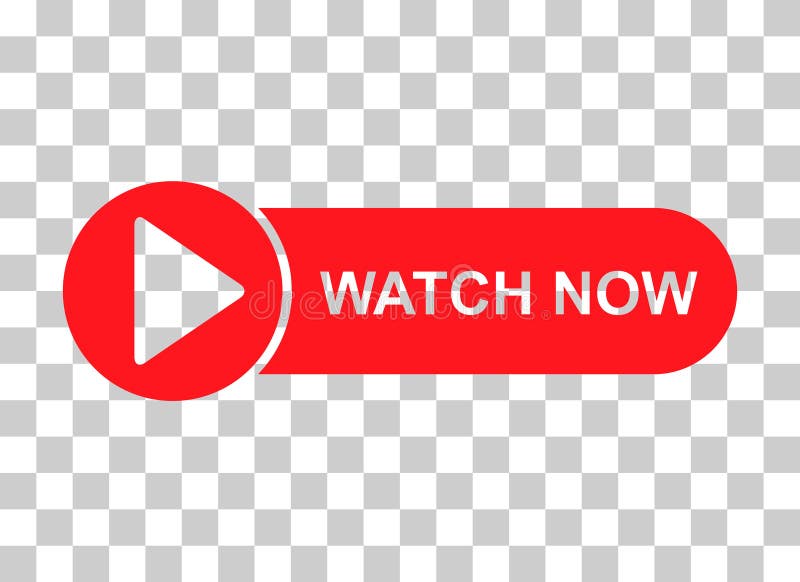 Watch Now Icon, Website Online Button Player Symbol, Play Video Vector ...