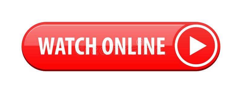 Watch online button stock vector. Illustration of advertising - 183515746