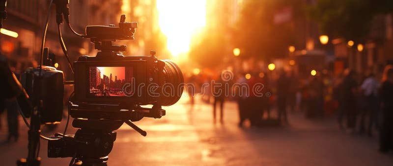 Watch a Professional Camera Behind-the-scenes on a Bustling Film Set ...