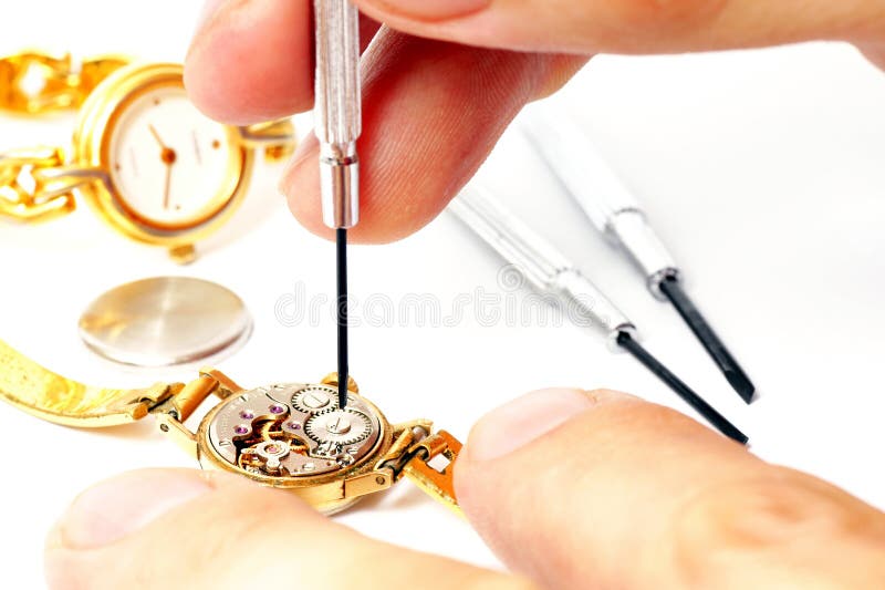 Watch stock image. Image of watchmaker, gear, movement - 29019251