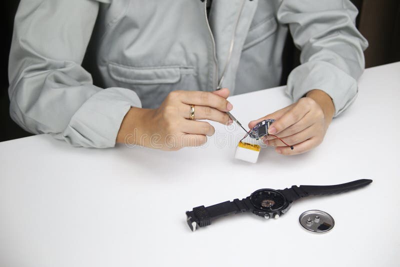 Watch repair stock photo. Image of desk, break, watch - 69938698
