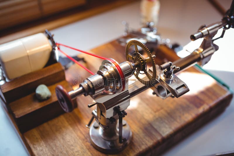 Old Horology or Watchmakers Laboratory Stock Photo - Image of ...