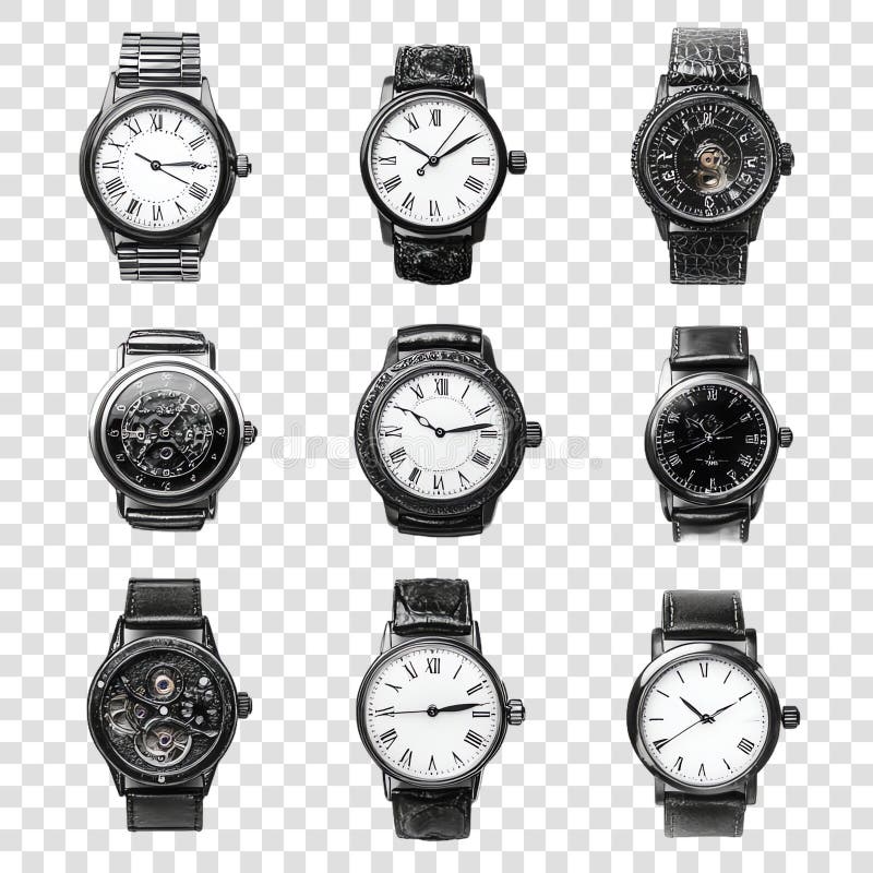 Watch set stock photo. Illustration of mockup, digital - 341493218