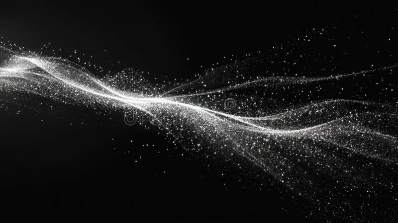 Watch Shimmering Particles Flow Gracefully Across the Screen, a ...