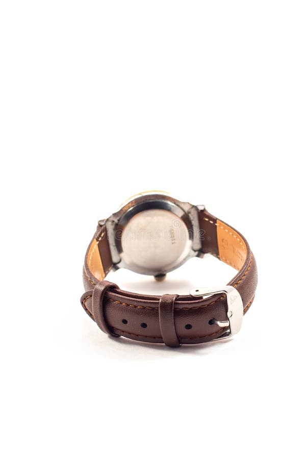 Watch with a Strap on the Background Stock Image - Image of number ...