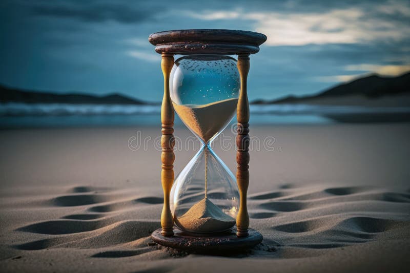 Watch the Subtle Magic of Time Slip Away a Glimpse of an Hourglass in ...