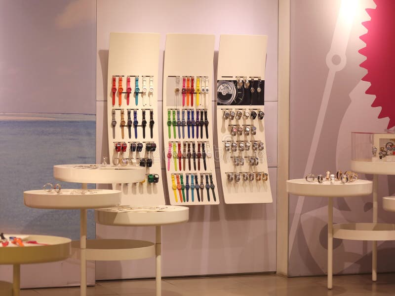 Watch,Swatch Store stock photo. Image of store, swatch - 31158394