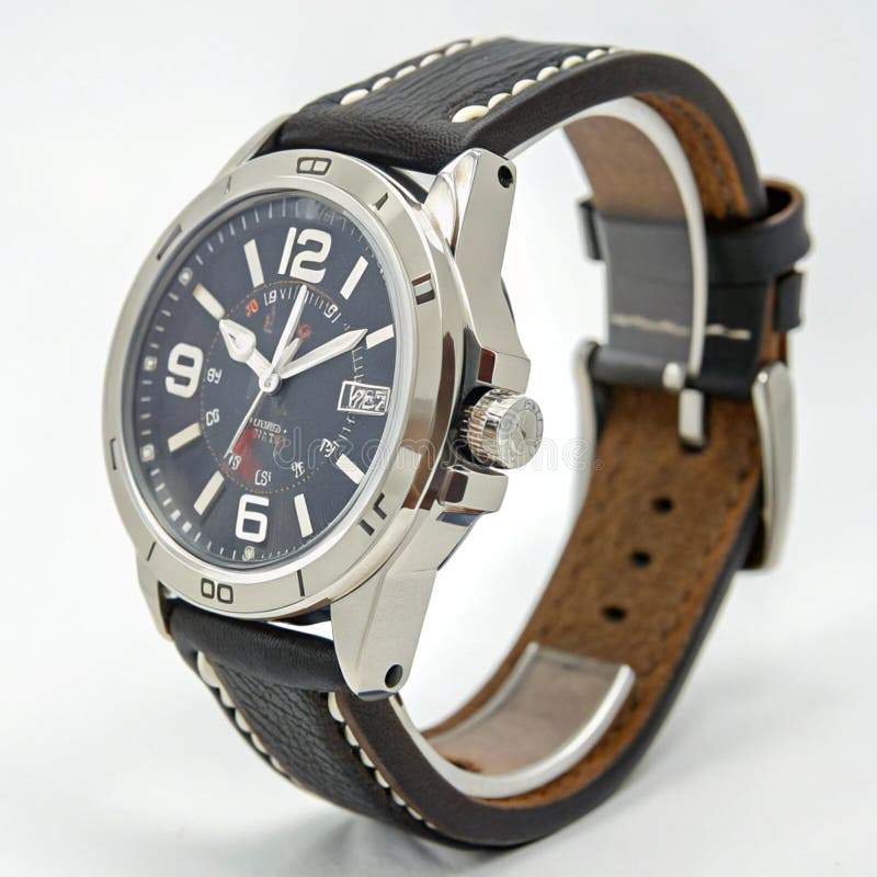 Watch Timepiece Isolated on Transparent Background Stock Illustration ...