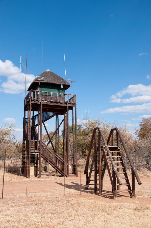 Watch Tower. stock image. Image of security, post, steps - 25364815