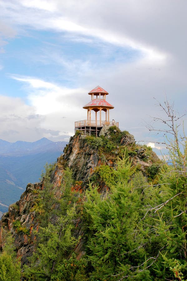 Watch tower stock photo. Image of rock, xingjiang, asia - 3712780