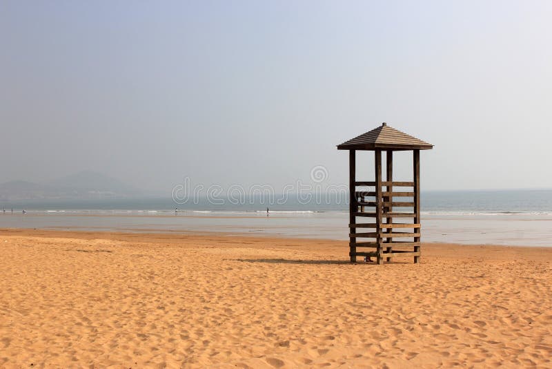 In the watch tower Beach stock image. Image of subjects - 34850577
