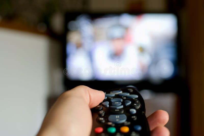 Watch tv stock photo. Image of involvement, house, entertainment - 18393980