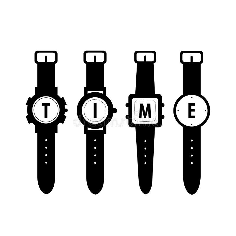 Watch vector stock vector. Illustration of business, movement - 76372287