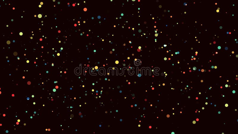 A Mesmerizing Dance of Colorful Bubbles on a Dark Background at Night ...