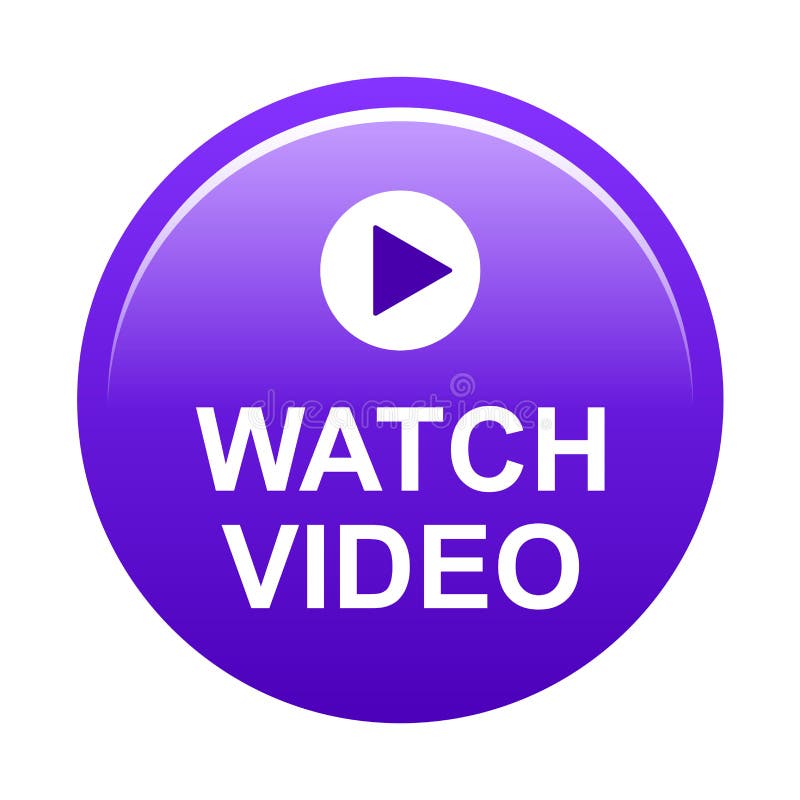 Watch video button stock vector. Illustration of design - 135542661