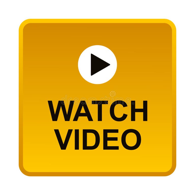 Watch video button stock vector. Illustration of continue - 135543057