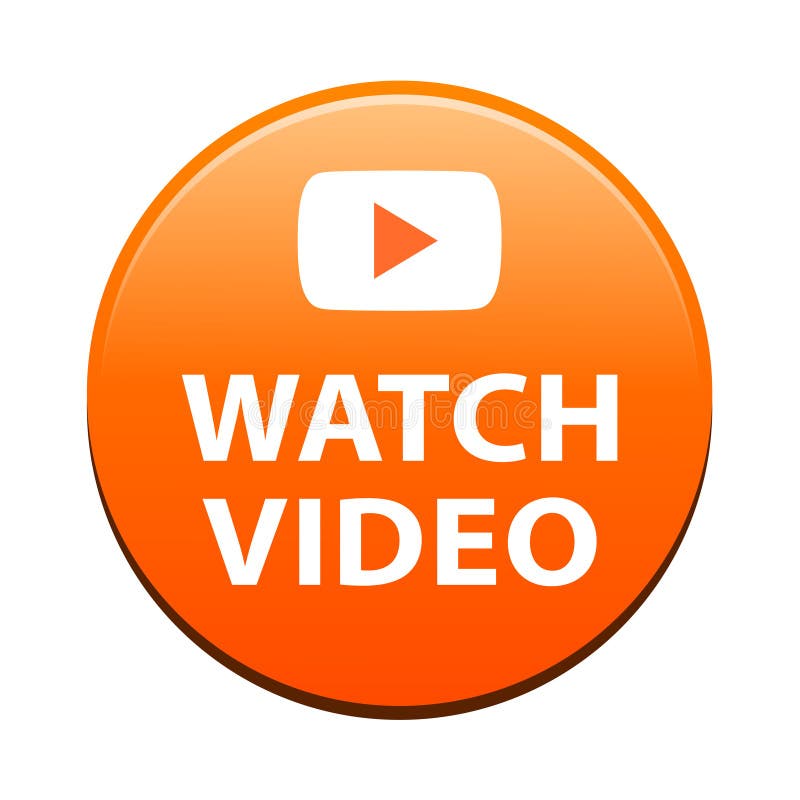 Watch video button stock vector. Illustration of cinematography - 181738949