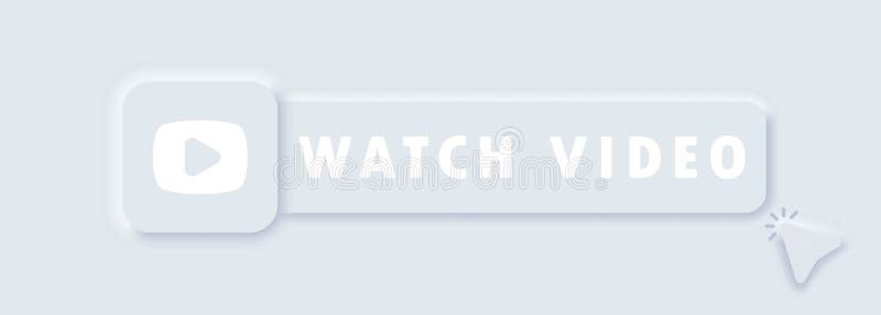 Watch Video Button. Play Video. Media Player Stock Vector ...