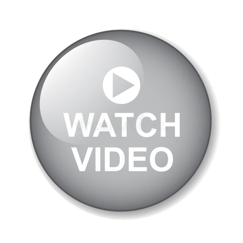 Watch Video Button Stock Illustrations – 12,190 Watch Video Button ...