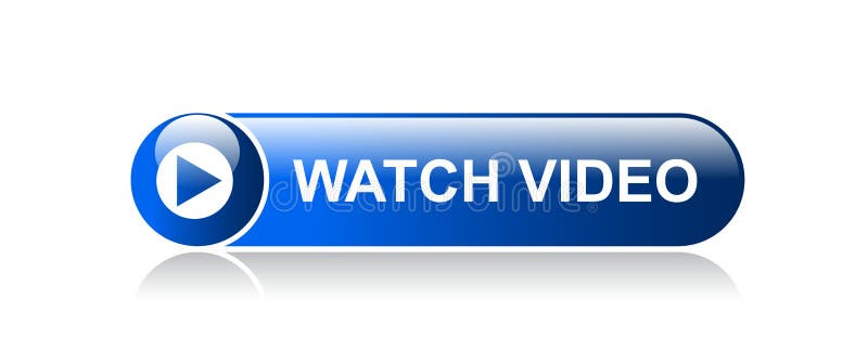 Watch video button stock illustration. Illustration of access - 124403394