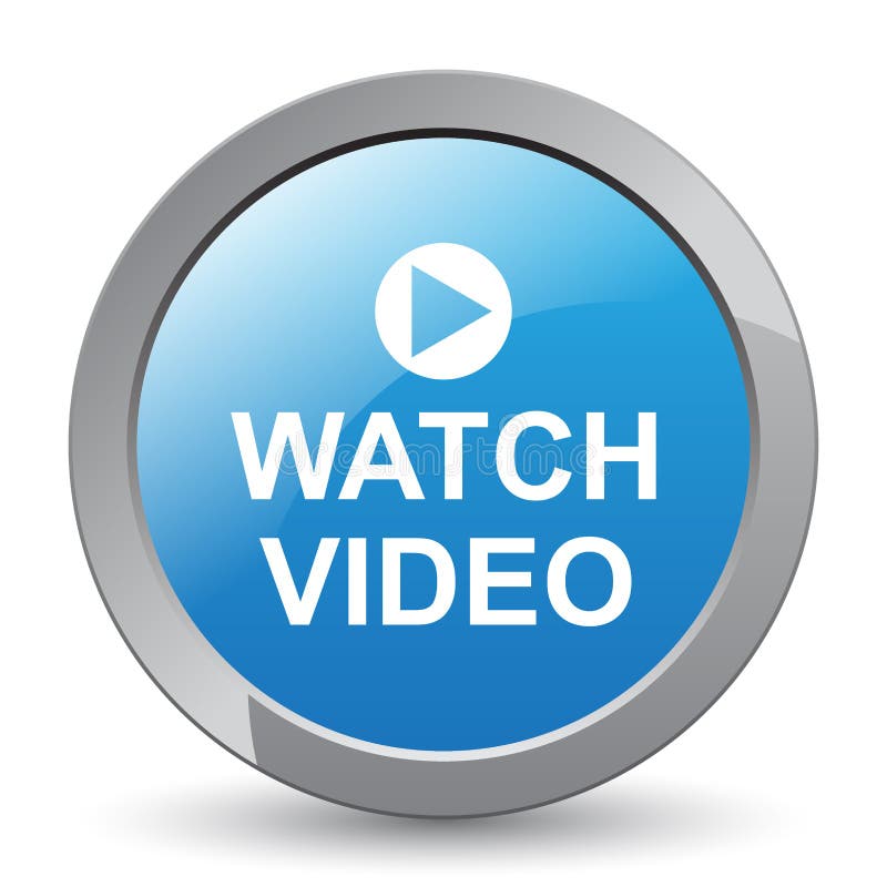 Watch Video Button Stock Illustrations – 12,190 Watch Video Button ...