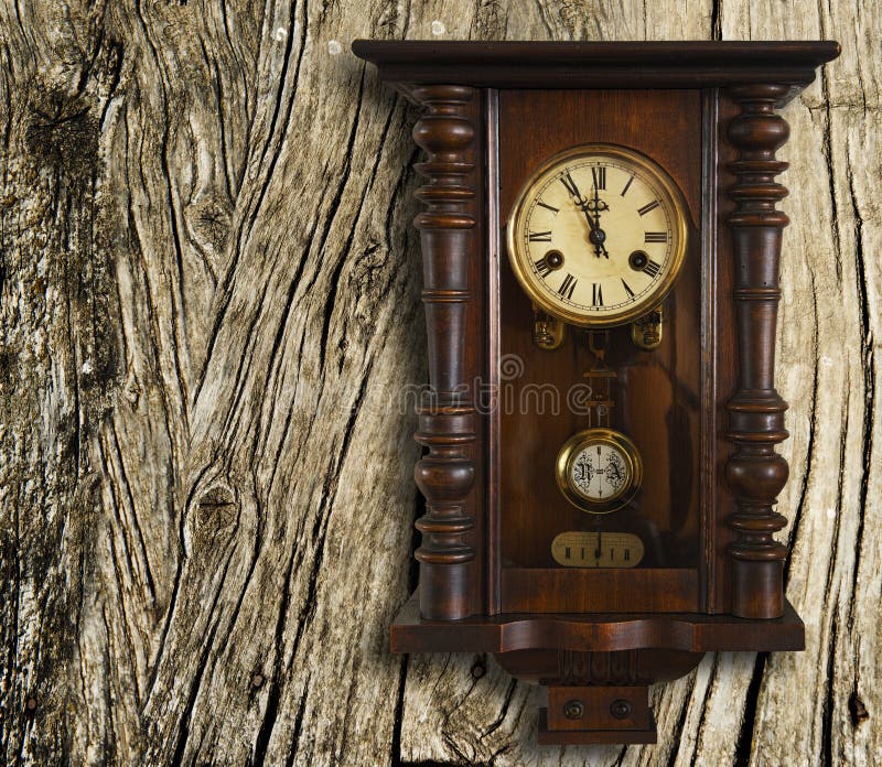 Watch vintage wall. stock photo. Image of aged, minute - 69458034