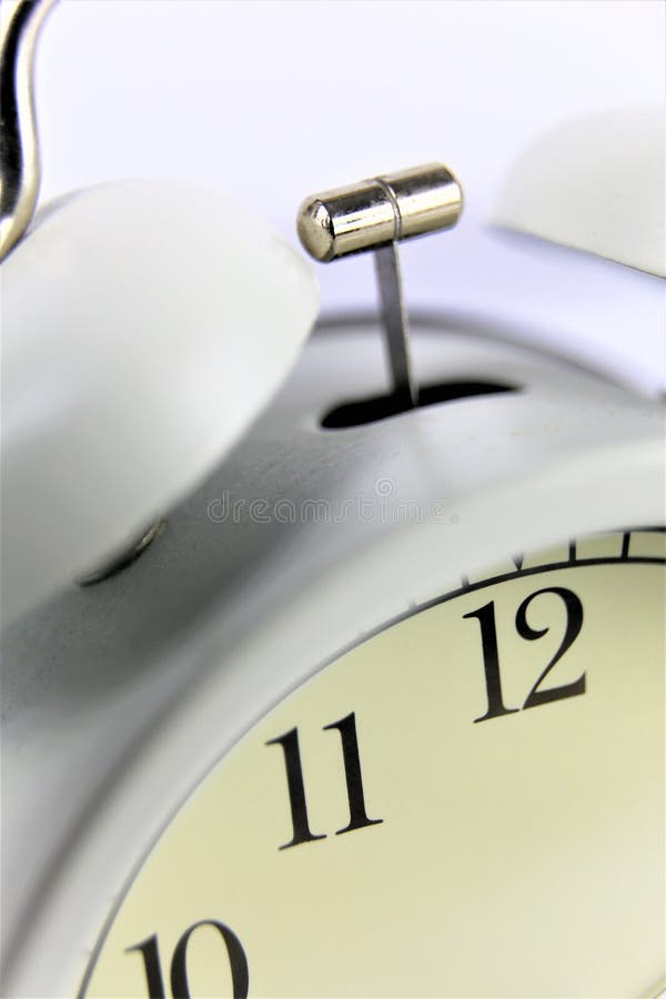 Watch Isolated on White Background Time Clock Stock Image - Image of ...