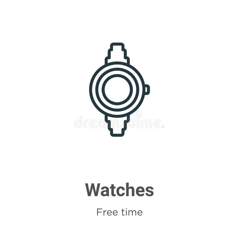 Watches Outline Stock Illustrations – 965 Watches Outline Stock ...