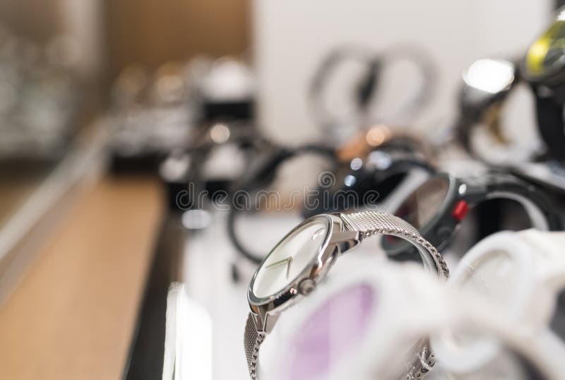 Watches store stock photo. Image of modern, designer - 81642782