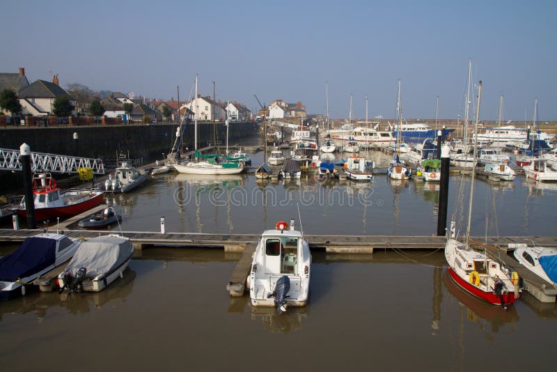 Watchet Harbour Somerset England Stock Image - Image of county ...